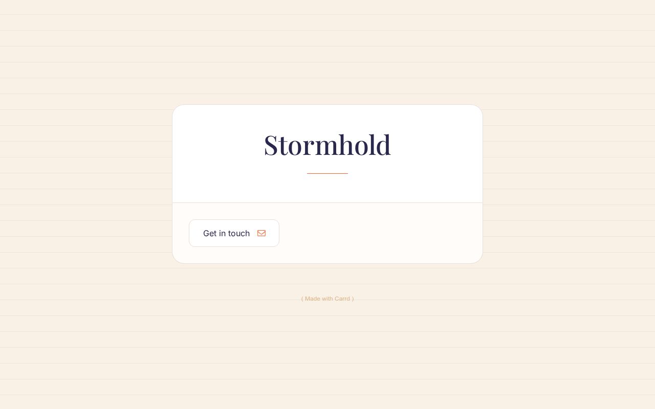 Stormhold